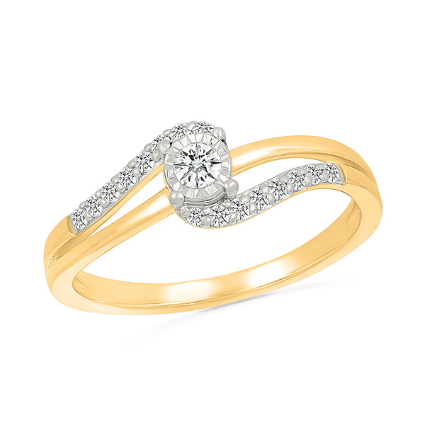 Classic Swirl Diamond Ring – ISHIS