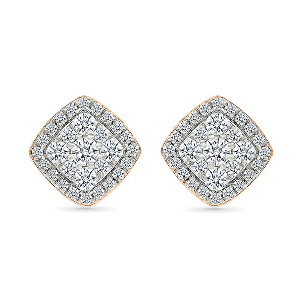 Whispering Gold & Diamond Studs – ISHIS