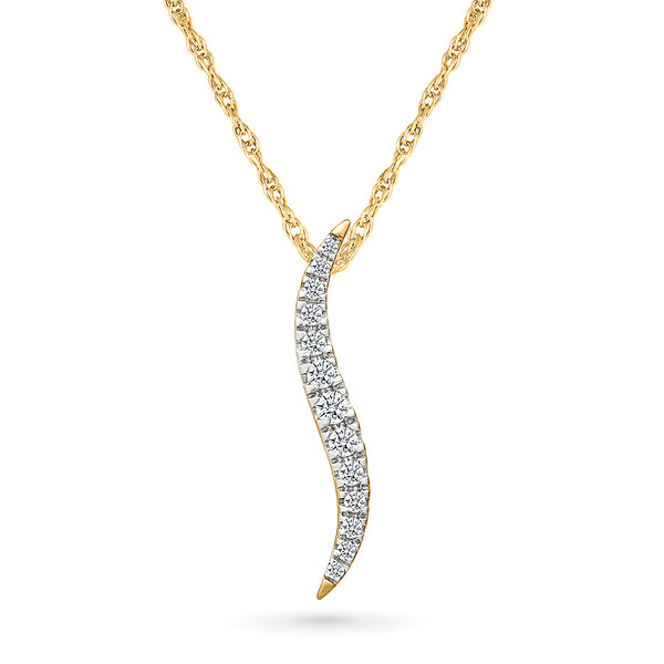 Fluid Diamond Pendant – ISHIS