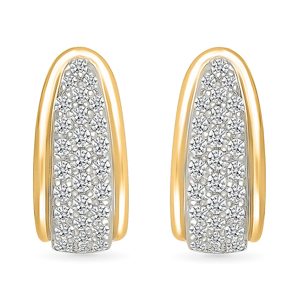 Nova Diamond Hoop Earrings – ISHIS