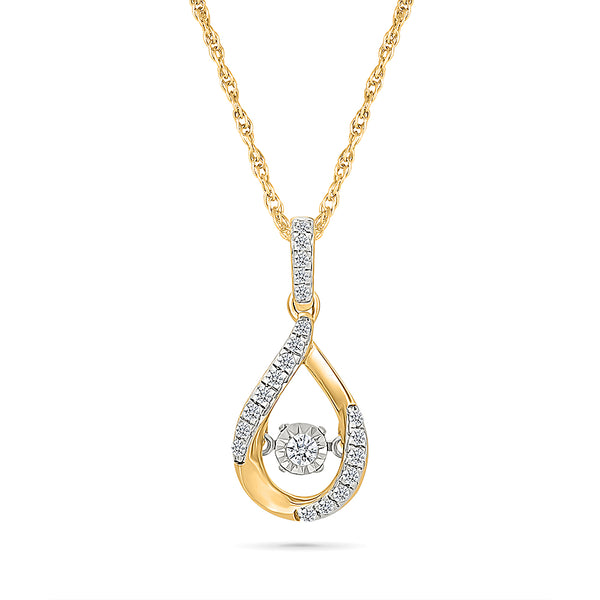 Drizzle Diamond Pendant – ISHIS